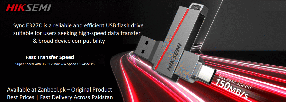 Hiksemi Sync 150MB/s USB 3.2 – Metal Type-C OTG Flash Drive – Zanbeel